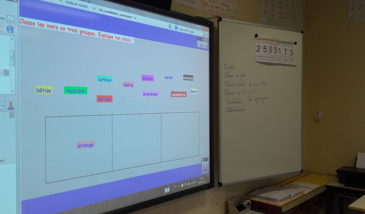 Le tableau numérique – Guigneville Sur Essonne